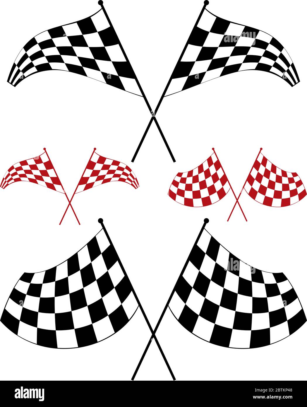 Race Flag Various Designs, Vinyl Ready Vector Illustration Stock Vector ...