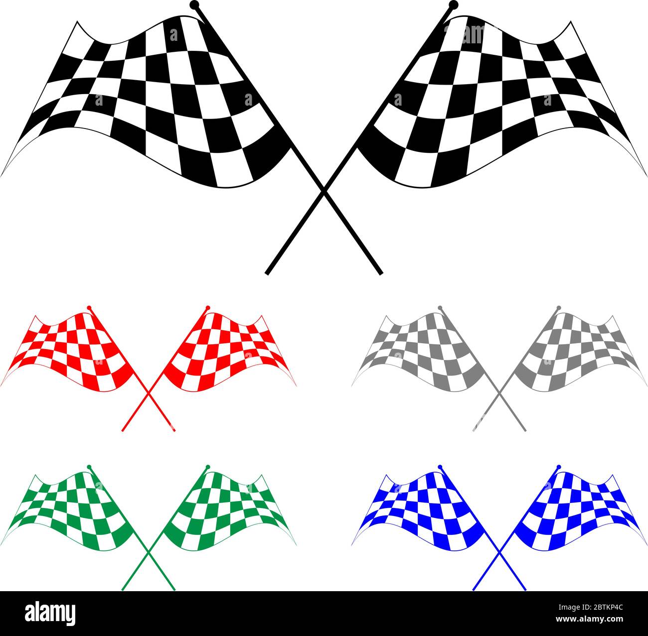 Race Flag Various Designs, Vinyl Ready Vector Illustration Stock Vector ...