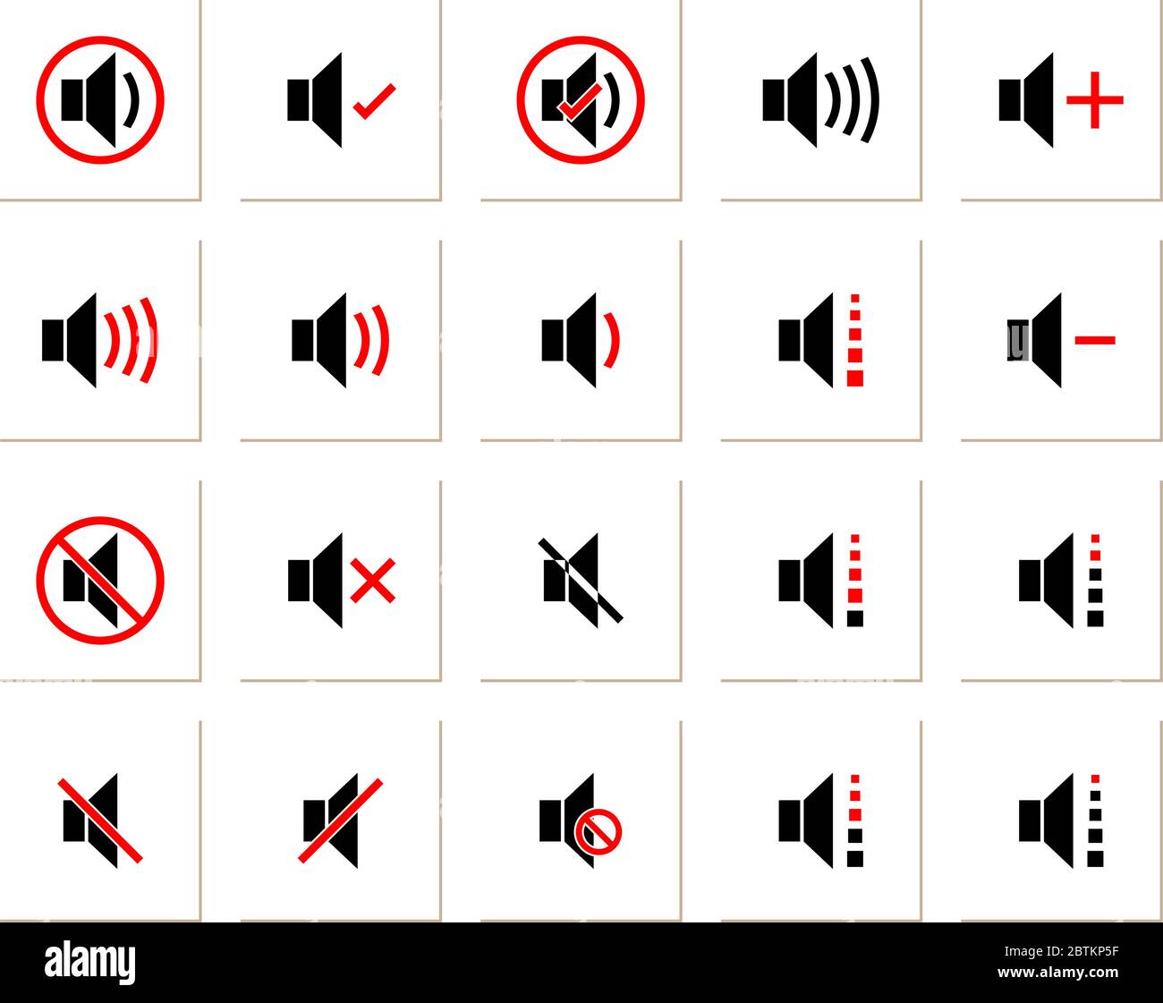 Speaker Icon Symbol Vector Illustration Stock Vector Image & Art - Alamy