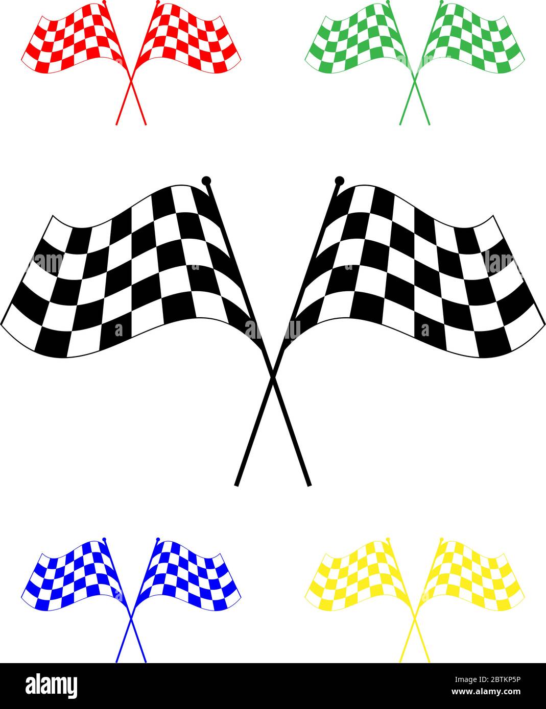 Race Flag Various Designs, Vinyl Ready Vector Illustration Stock Vector ...