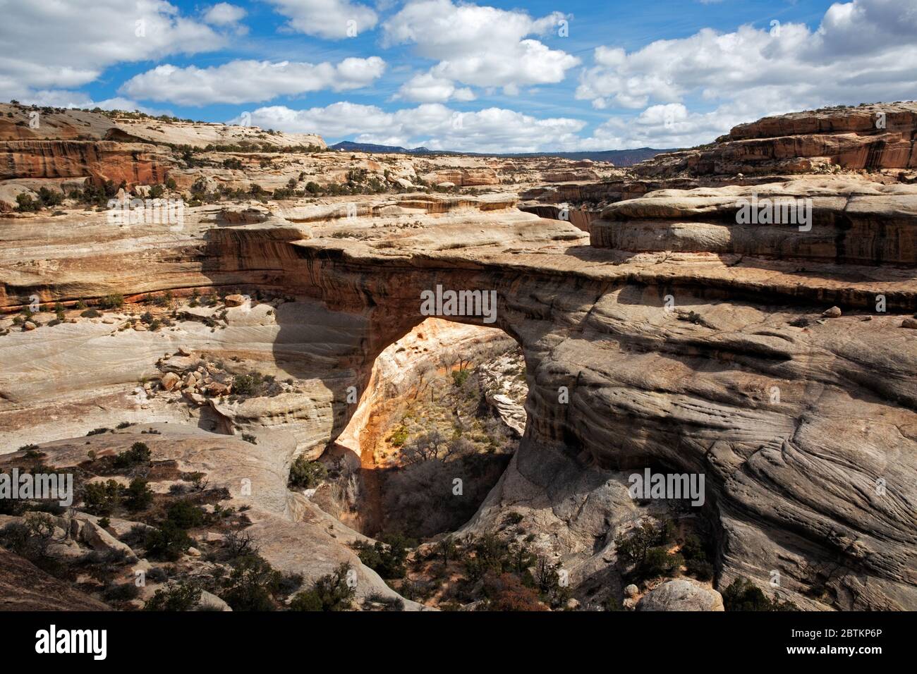 UT00644-00...UTAH - Sipapu Bridge, second largest bridge in the world ...