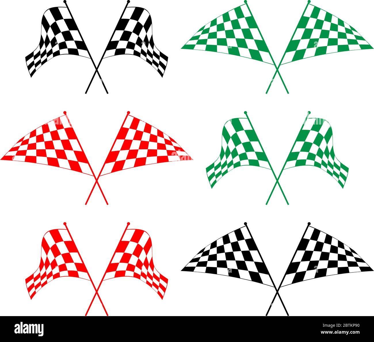 Race Flag Various Designs, Vinyl Ready Vector Illustration Stock Vector ...