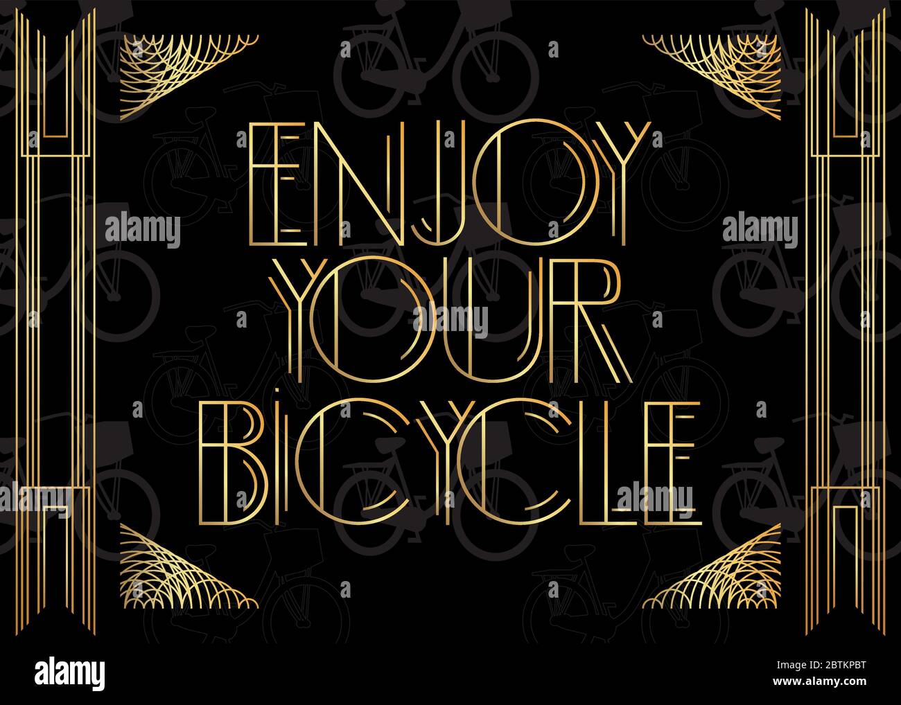 1930s bicycle Stock Vector Images - Alamy