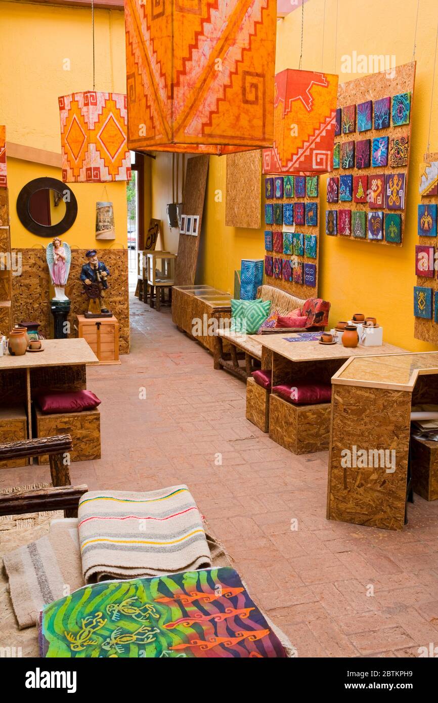 "Huanco" Art Gallery on Cienfuegos street, Colonial City of La Serena ...