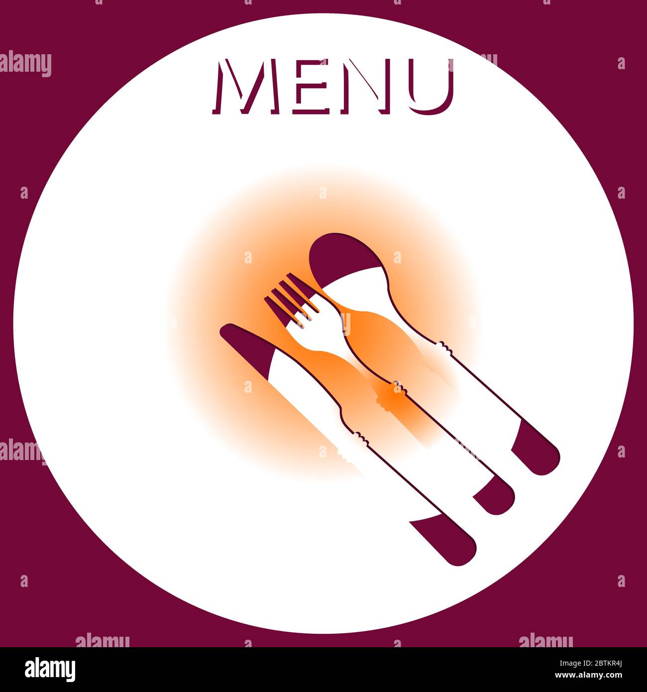 Menu Card Design Template Vector Illustration Stock Vector Image & Art ...