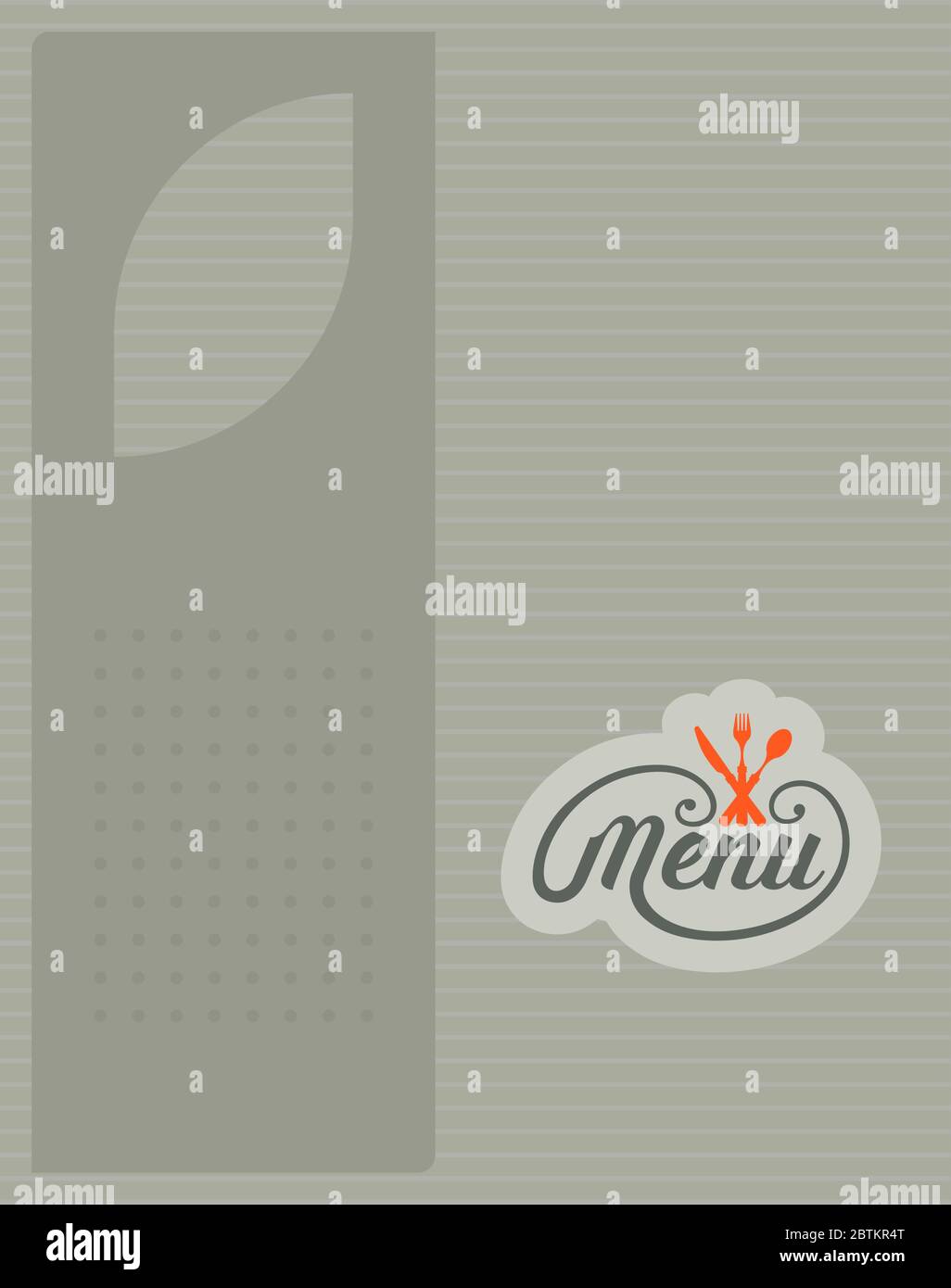 Menu Card Design Template Vector Illustration Stock Vector Image & Art ...