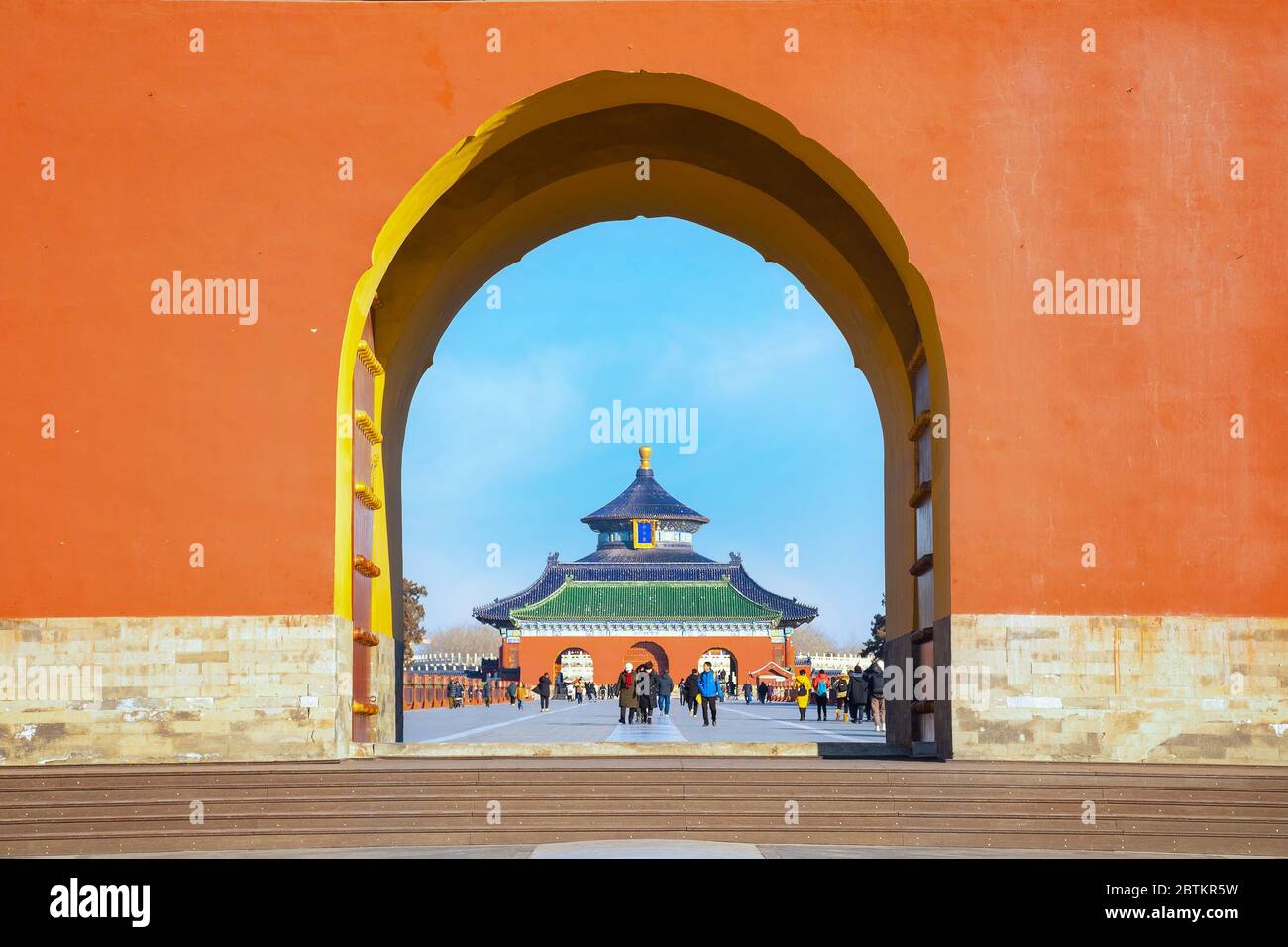 Beijing, China - Jan 10 2020: The Temple of Heaven is an imperial ...