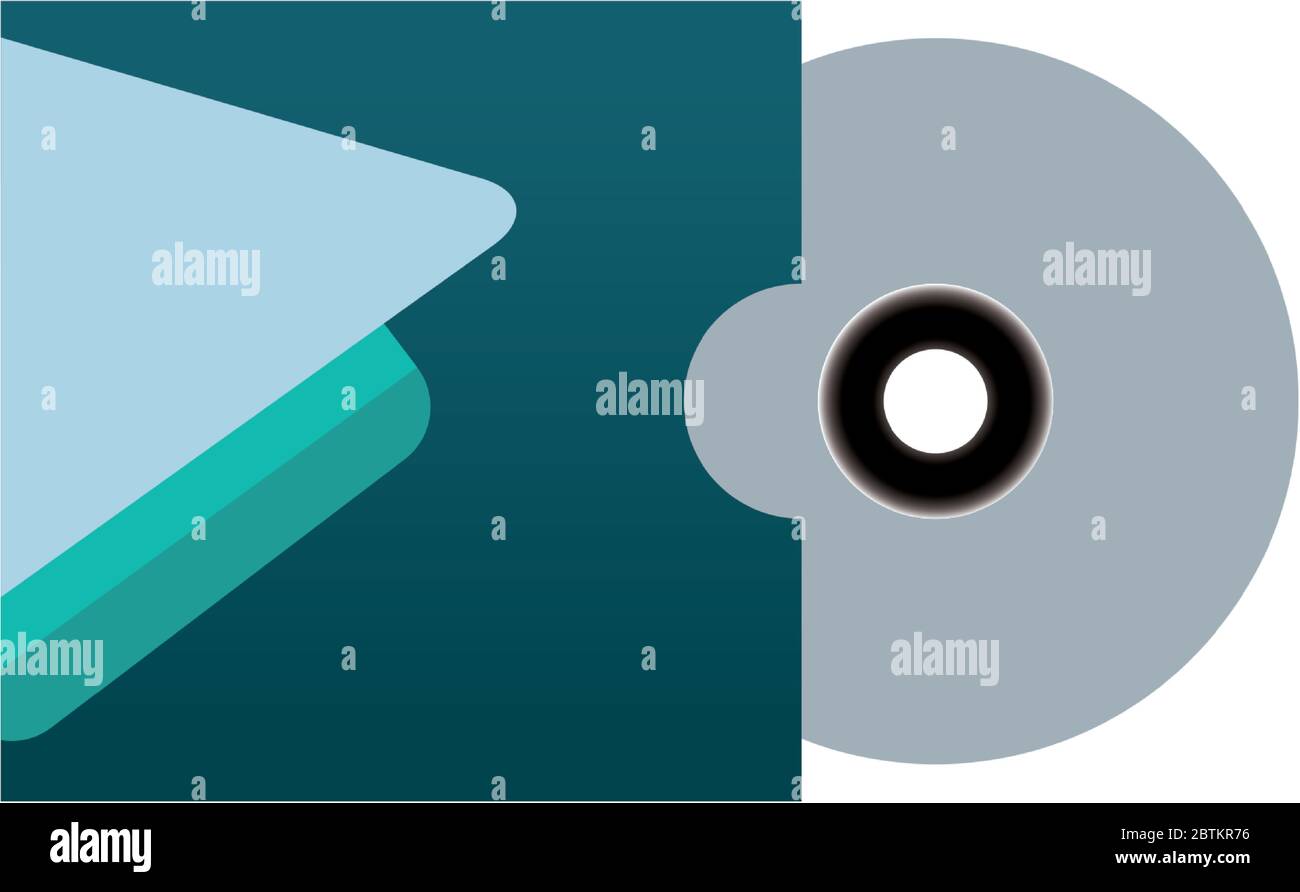 compact disk with stationery template Stock Vector Image & Art - Alamy