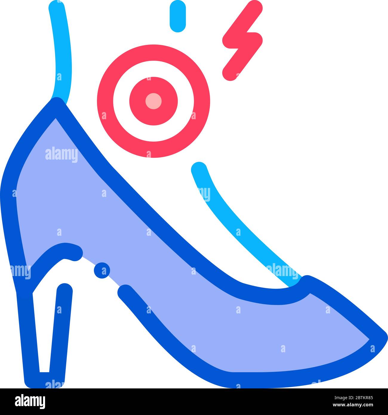 arthritis legs in heels icon vector outline illustration Stock Vector ...