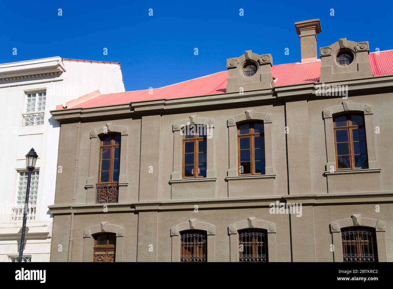 Magallanes Intendance building on Plaza de Armas, Punta Arenas City ...