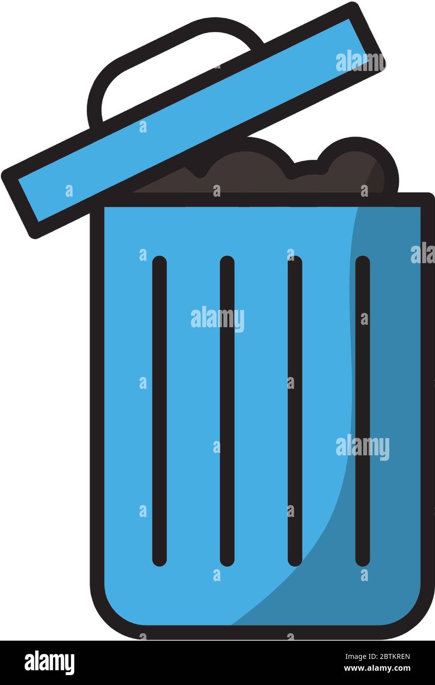 Waste fill Stock Vector Images - Alamy
