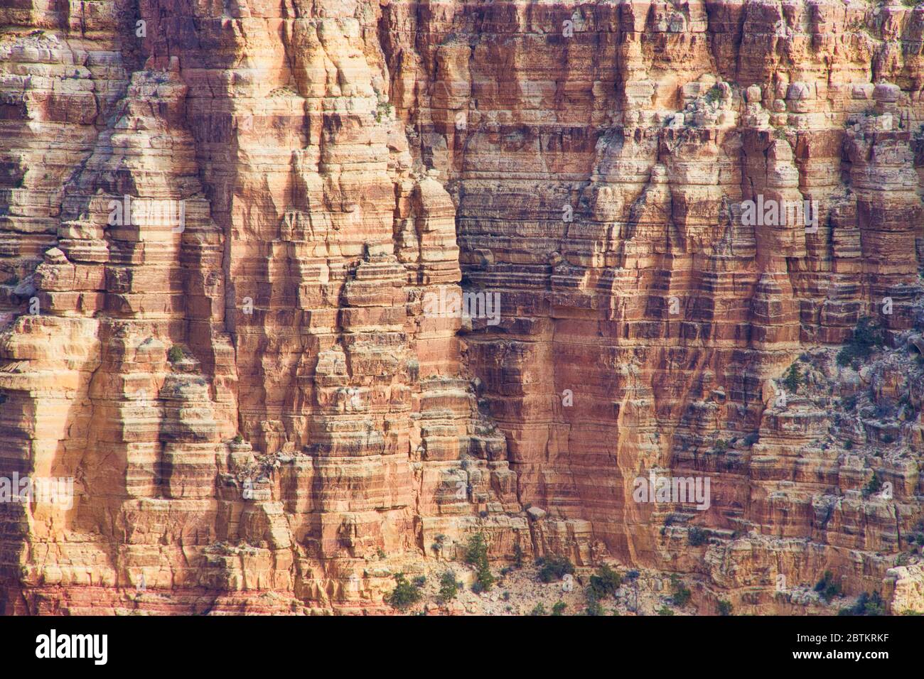 Rock Face with layers of different colors Stock Photo - Alamy