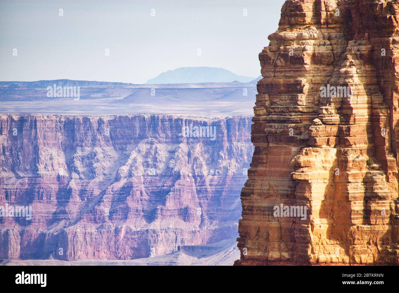 Side of a Cliff in the Grand Canyon Stock Photo - Alamy