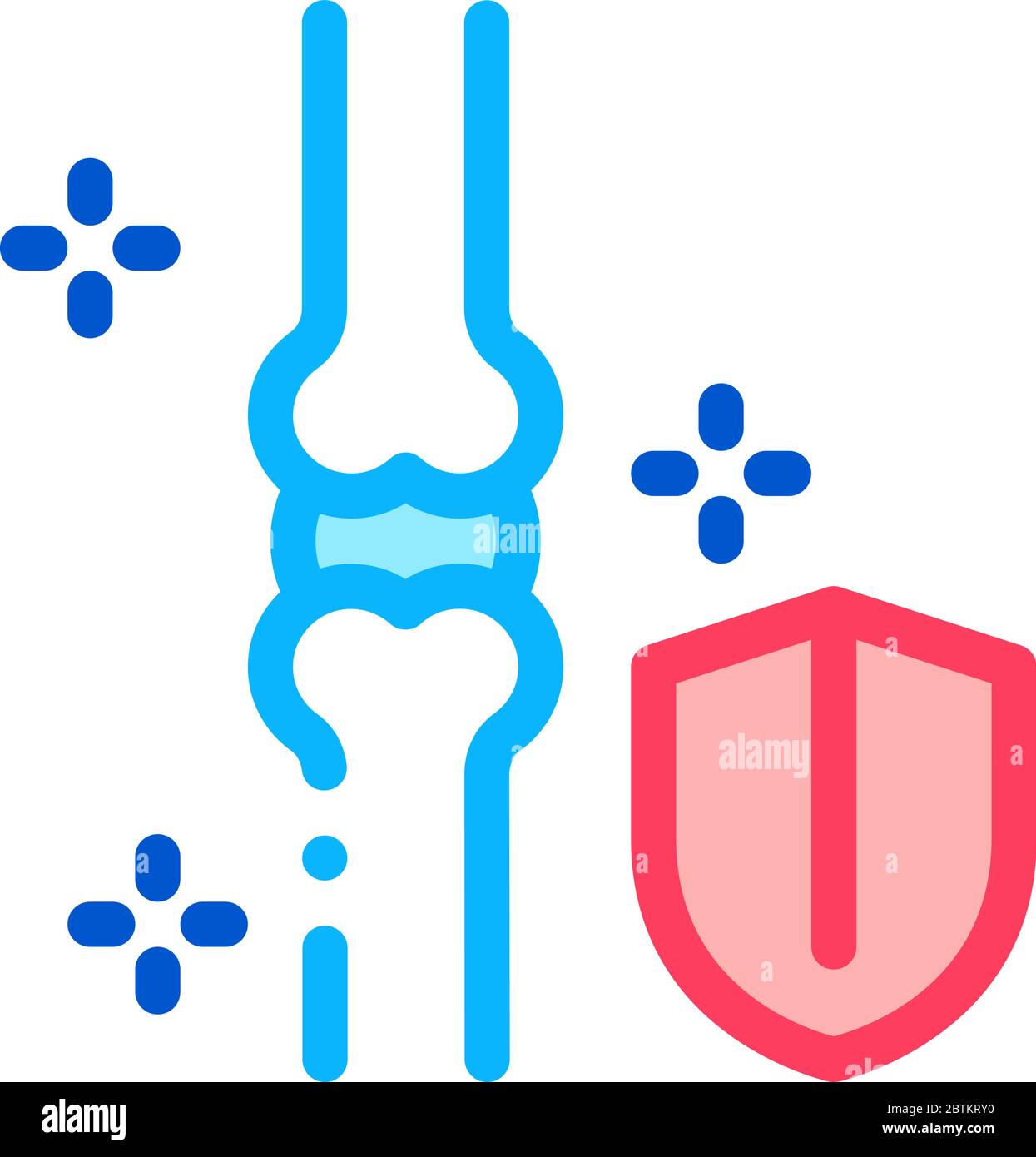 bone strengthening icon vector outline illustration Stock Vector Image ...