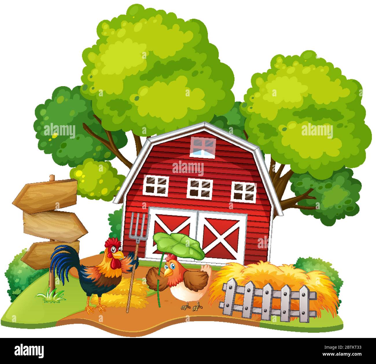 Chicken house Cut Out Stock Images & Pictures - Alamy