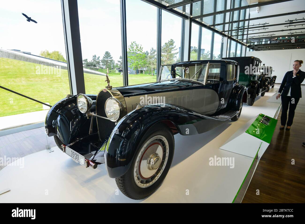 Wolfsburg with the Autostadt Museum. WOLFSBURG, GERMANY. May 19, 2016 ...