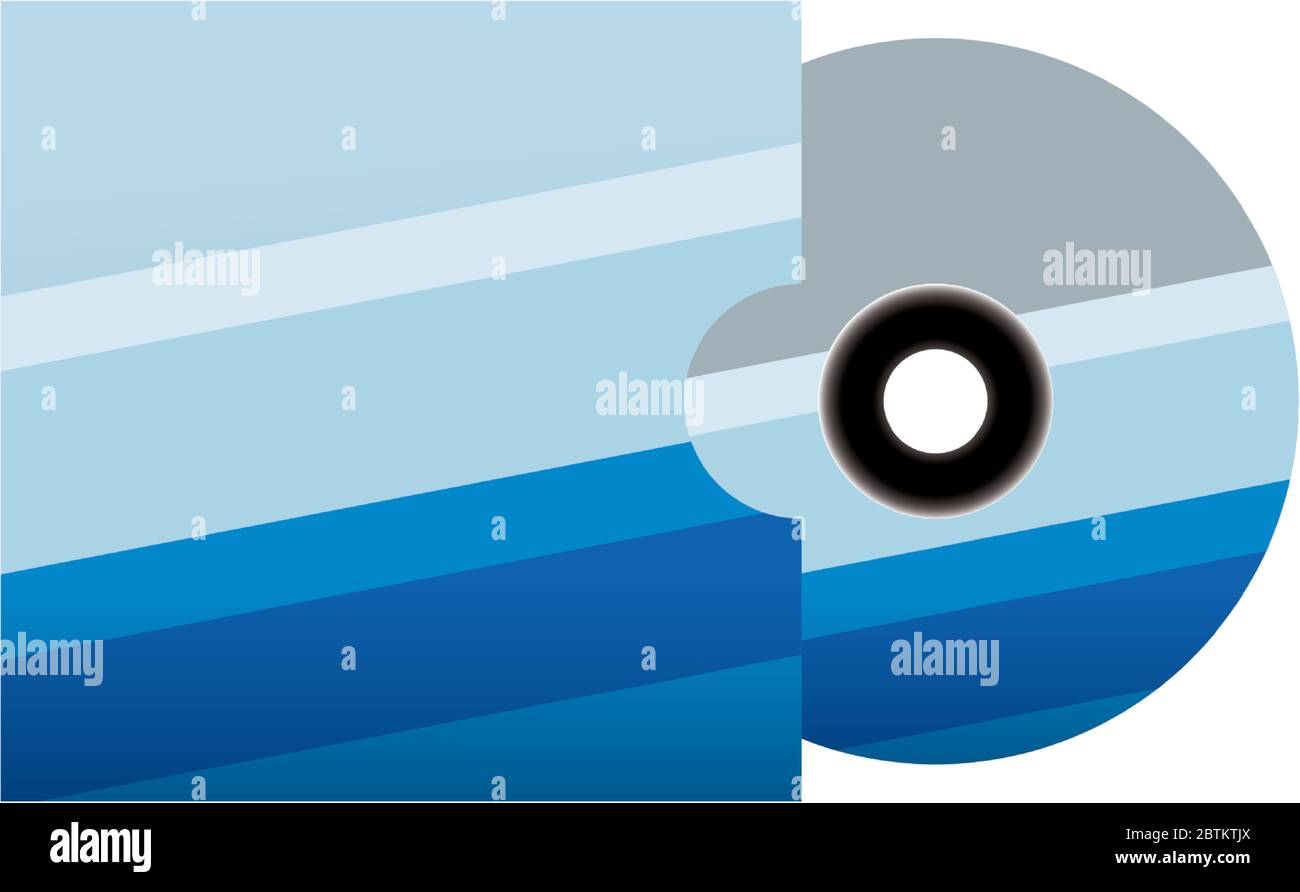 Abstract design template dvd label Cut Out Stock Images & Pictures - Alamy