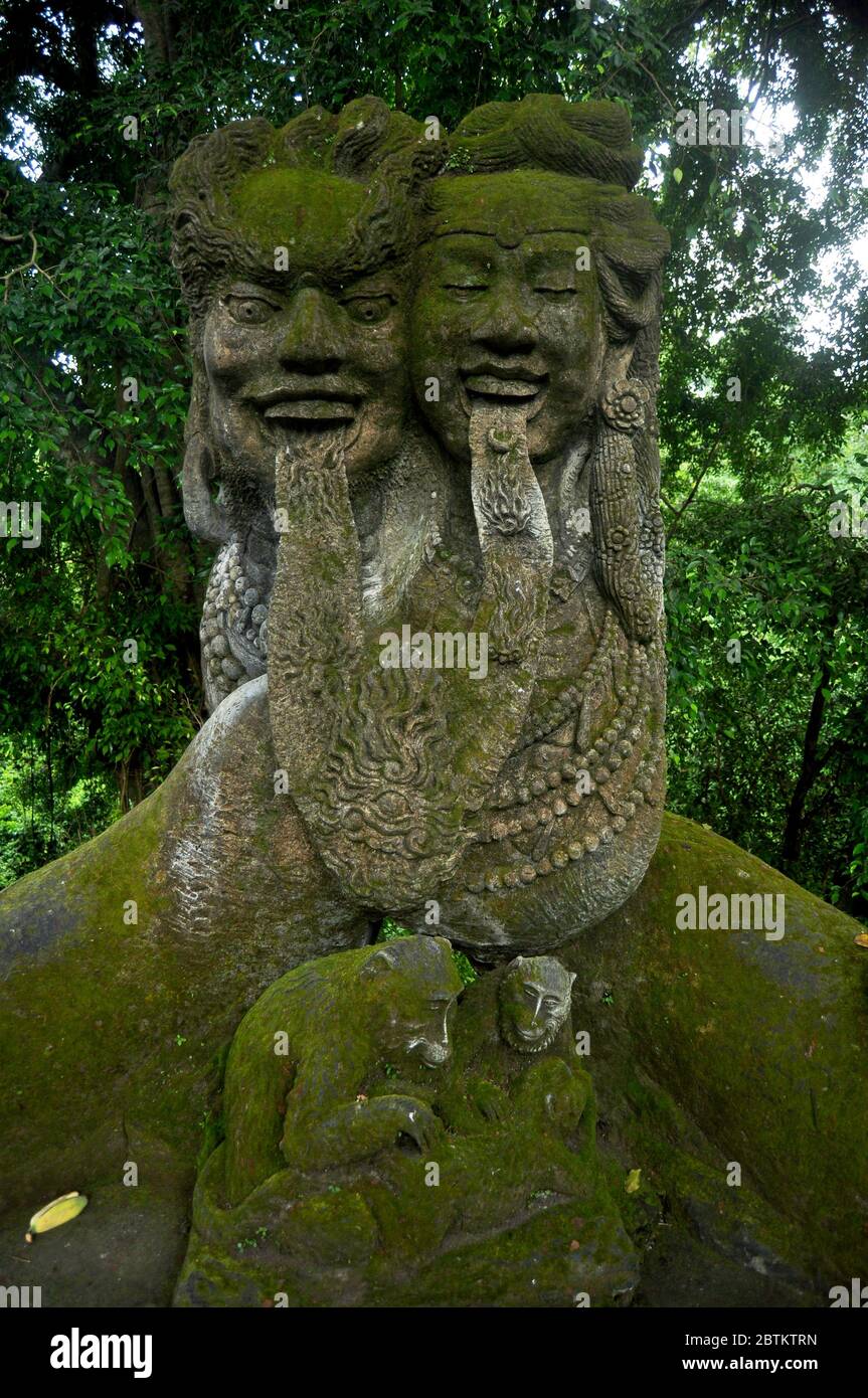 Art sculpture and carved antique deity angel god of hindu statue ...