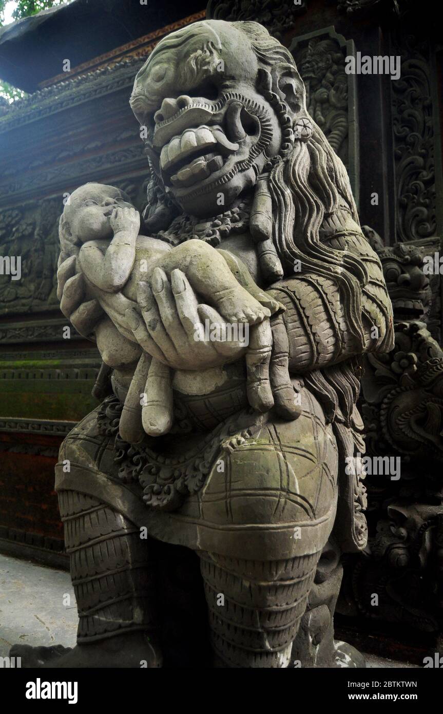 Art sculpture and carved antique deity angel god of hindu statue ...