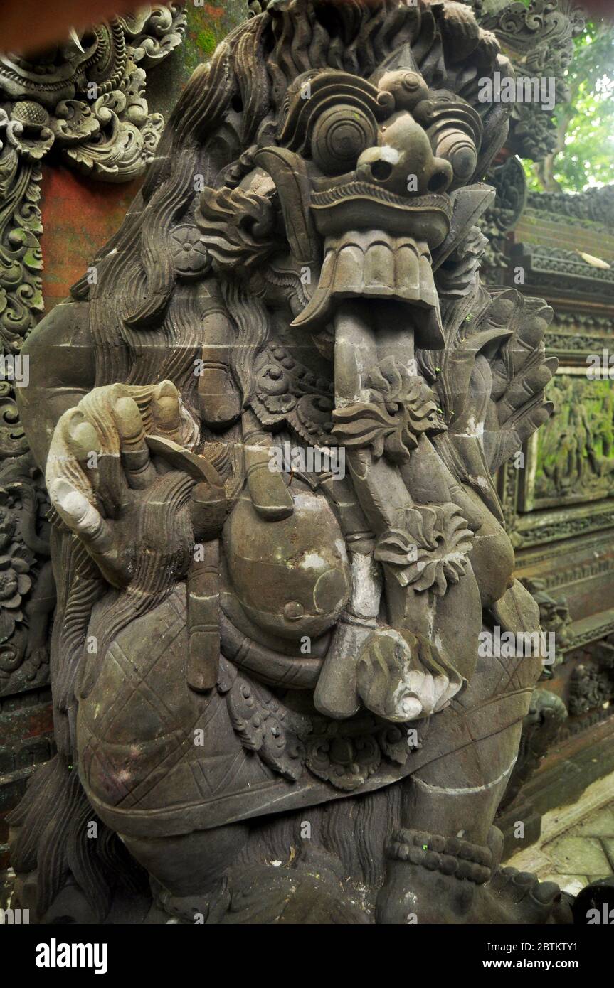 Art sculpture and carved antique deity angel god of hindu statue ...