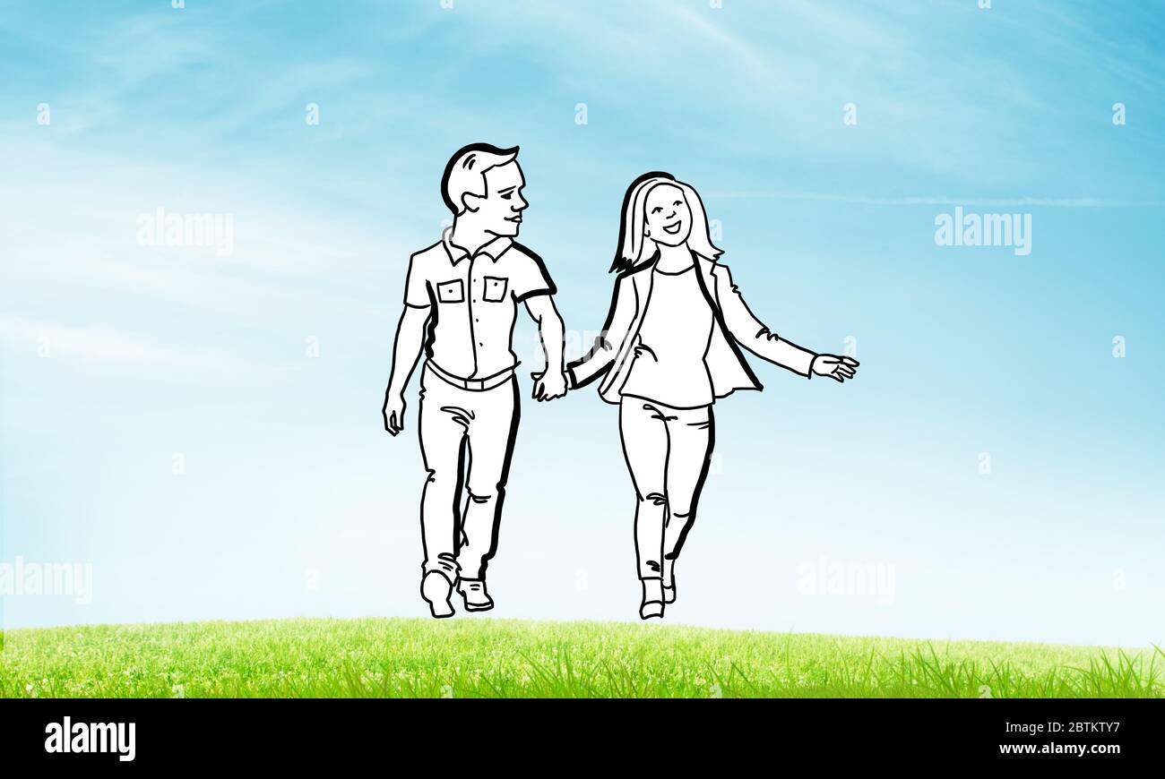 We are happy together Stock Photo - Alamy
