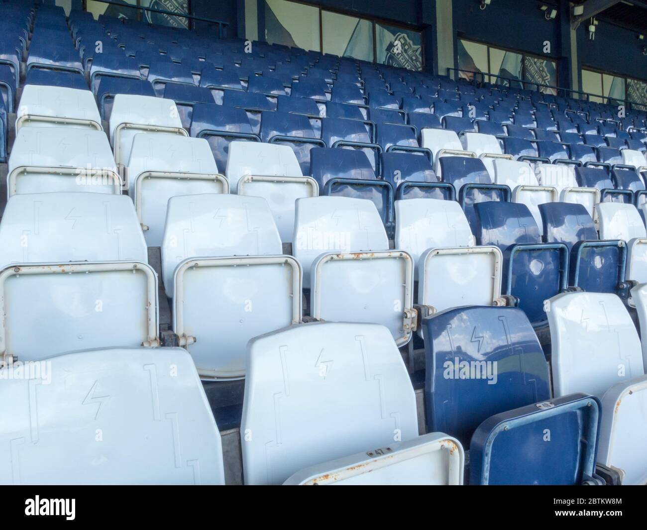 Empty stadium seats Stock Photo - Alamy