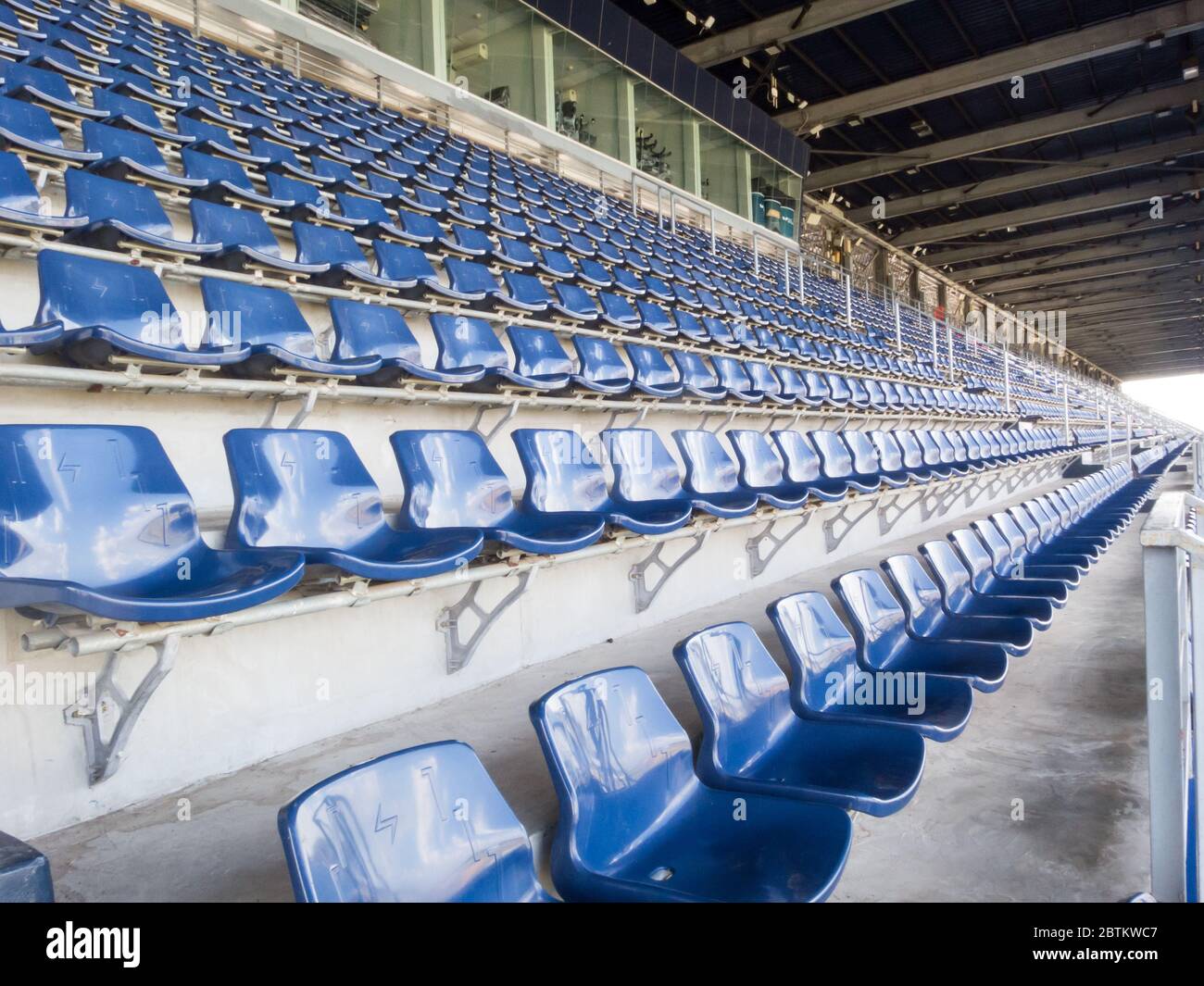 Empty stadium seats Stock Photo - Alamy