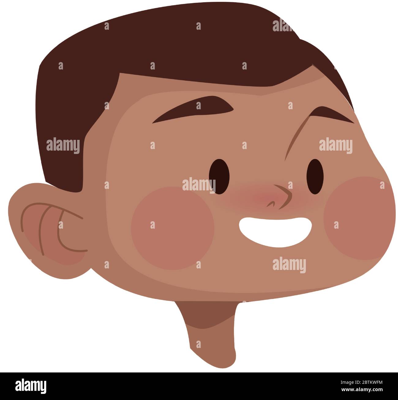 afro young man head avatar character Stock Vector Image & Art - Alamy