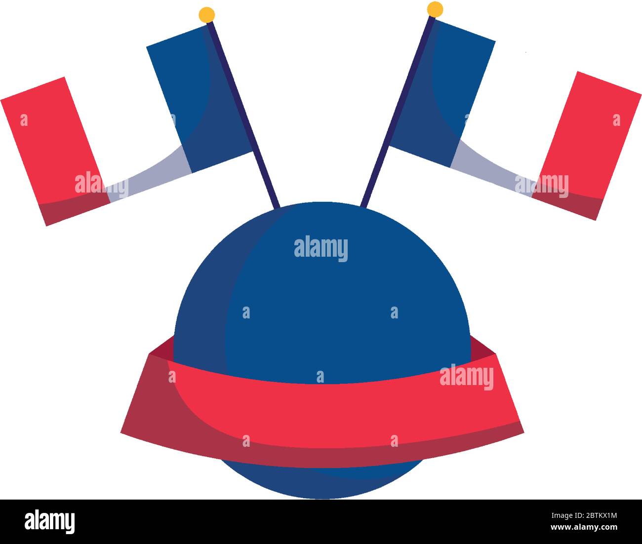 france flags with circle and ribbon design, Happy bastille day and ...