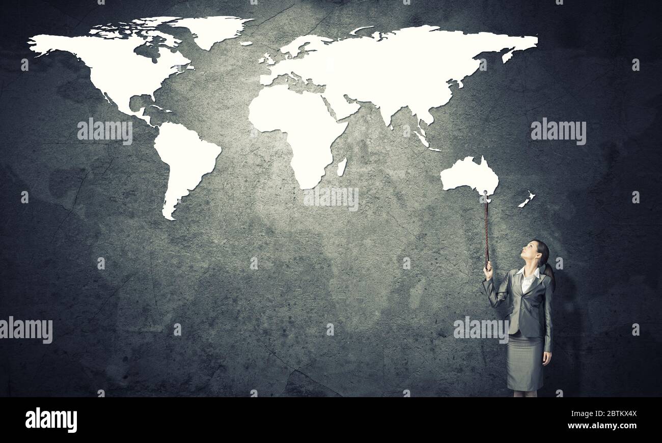Controlling the whole world Stock Photo - Alamy