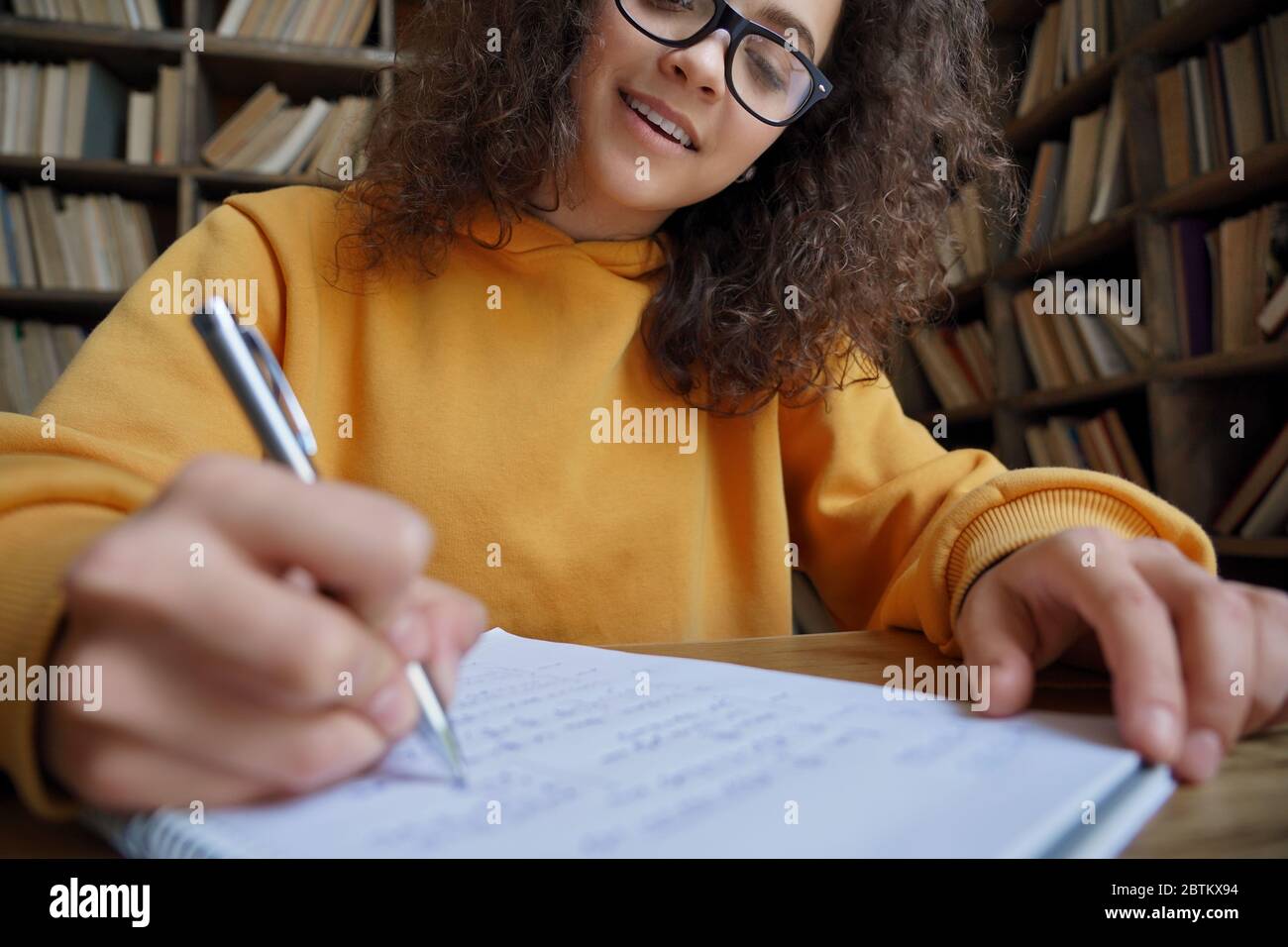 Math Student Girl High Resolution Stock Photography and Images - Alamy