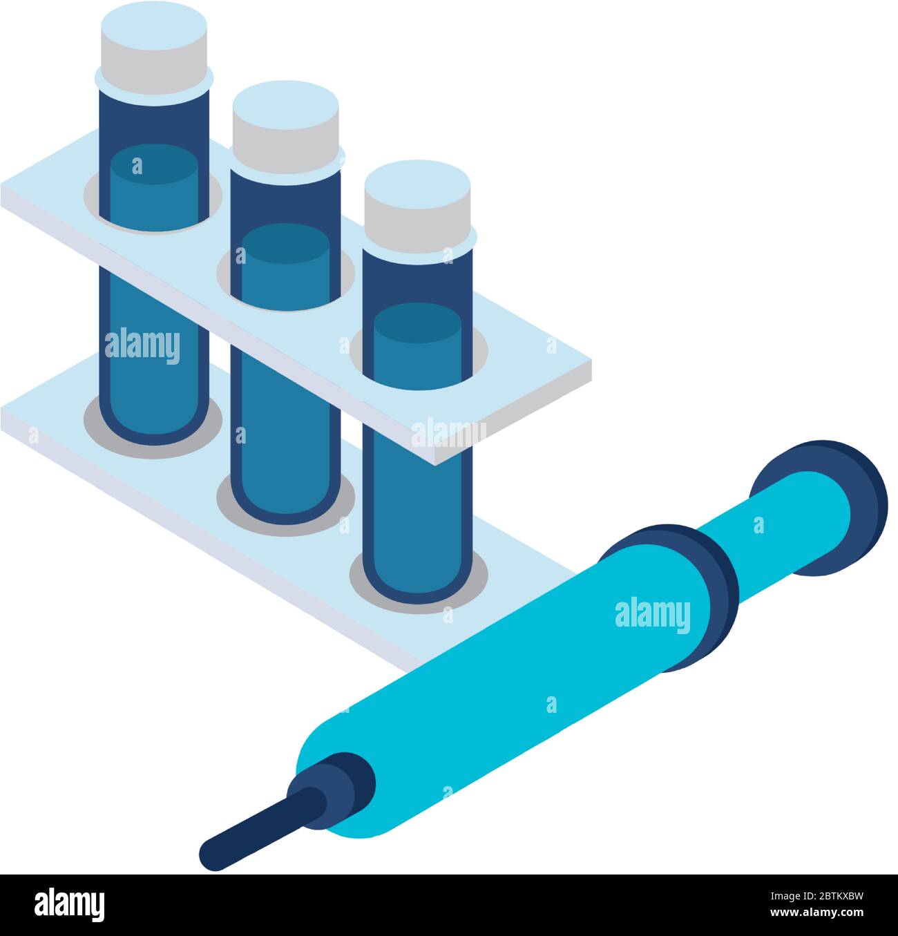 tube tests laboratory with injection isometric Stock Vector Image & Art ...