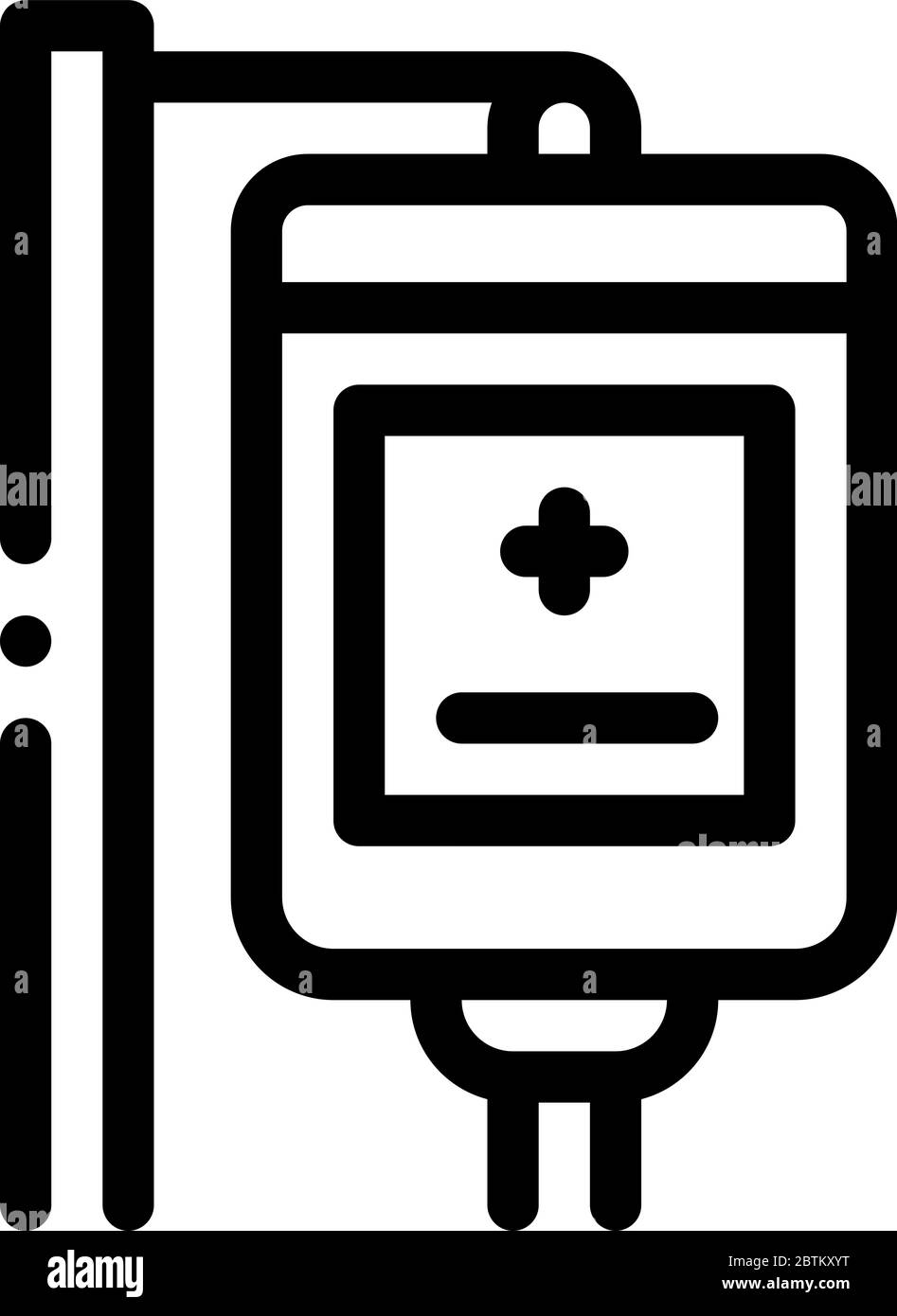 blood pumping device icon vector outline illustration Stock Vector ...