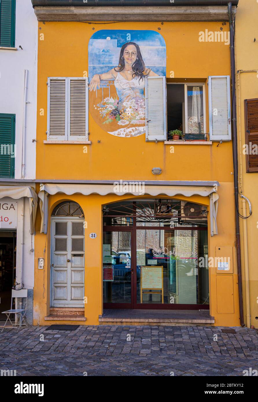 San Giuliano a Mare famous for its Fellini inspired graffiti, Rimini ...