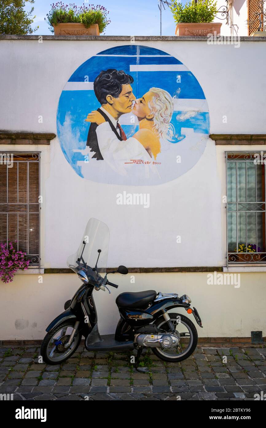 San Giuliano a Mare famous for its Fellini inspired graffiti, Rimini ...