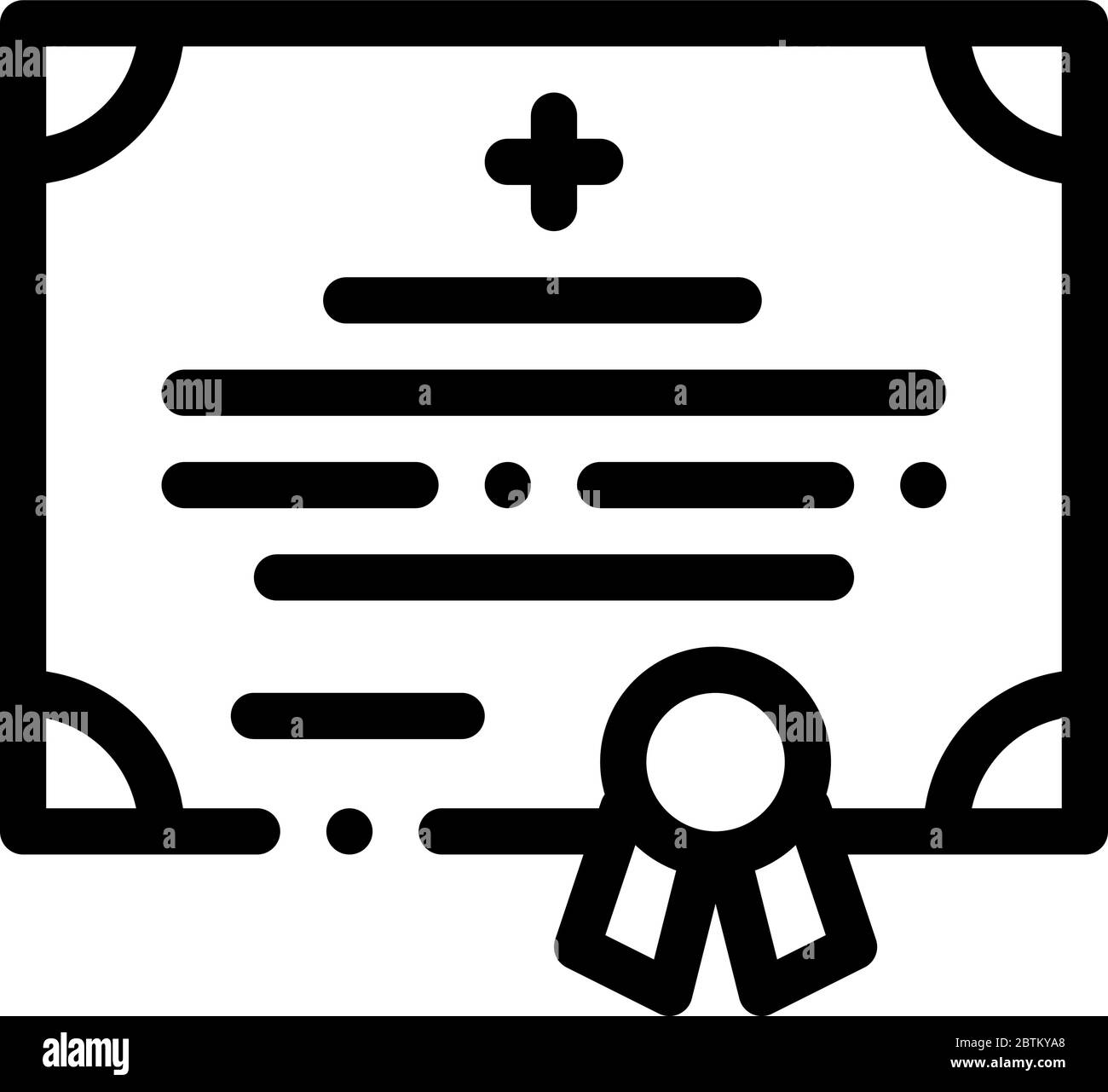 Medical Certificate Of Nurse Degree Icon Vector Outline Illustration medical-certificate-of-nurse-degree-icon-vector-outline-illustration