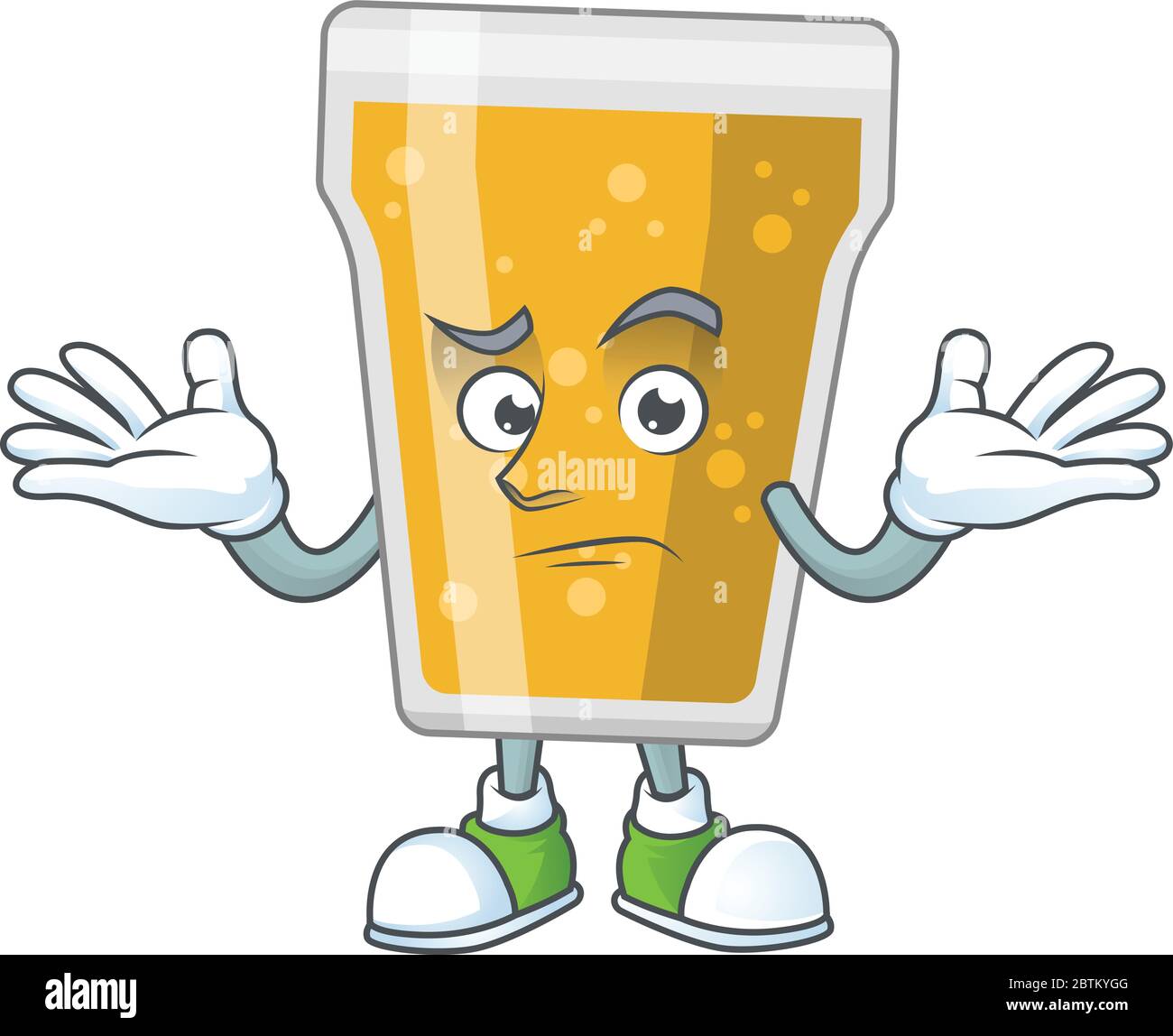 A cartoon image of mug of beer in smirking face Stock Vector Image ...