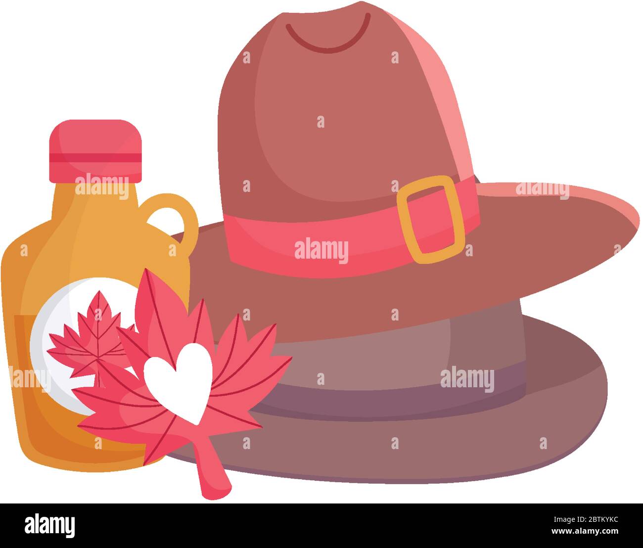 Canadian maple syrup leaf and hats design, Happy canada day holiday and ...