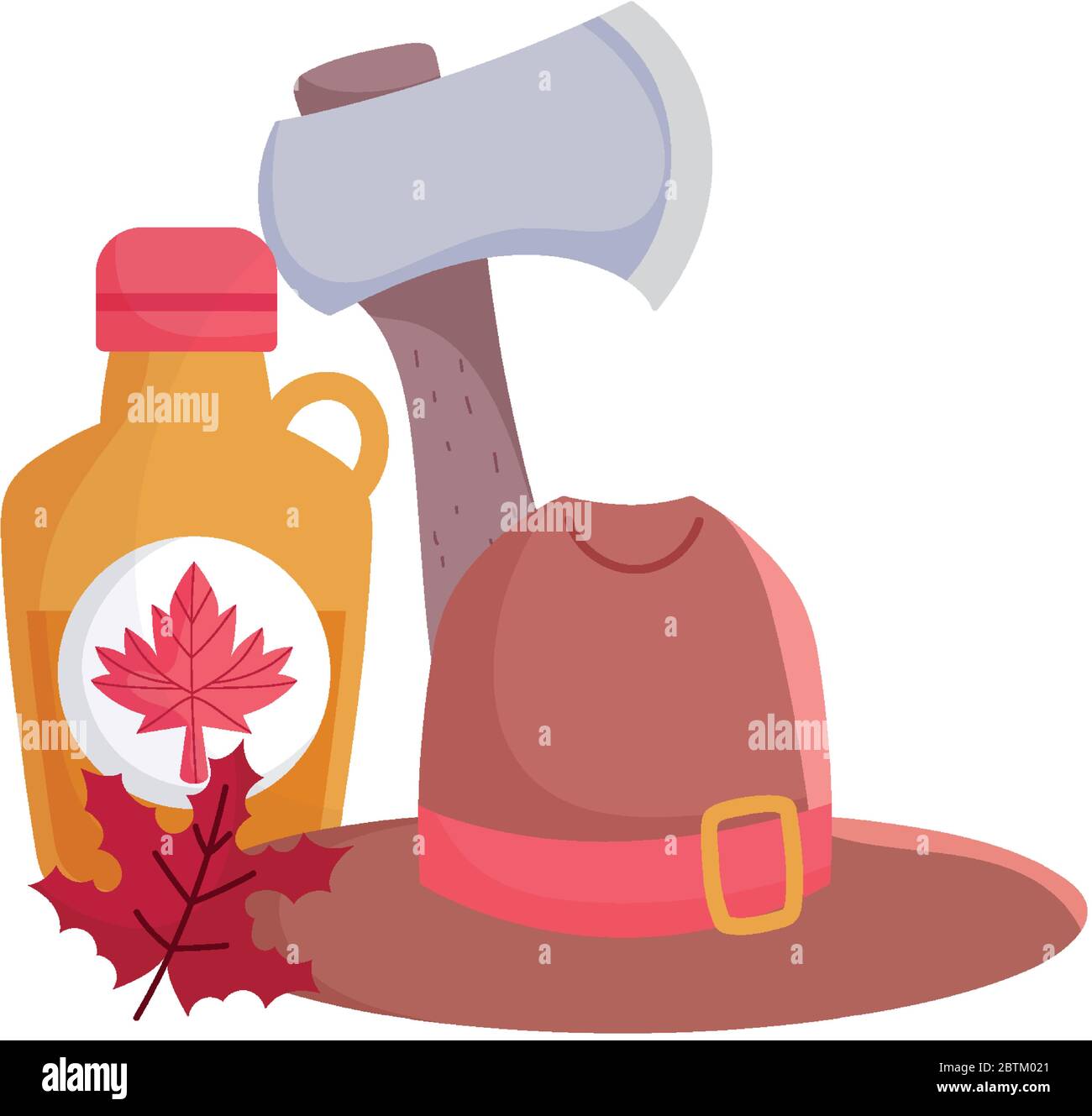 Canadian maple syrup axe and hat design, Happy canada day holiday and ...