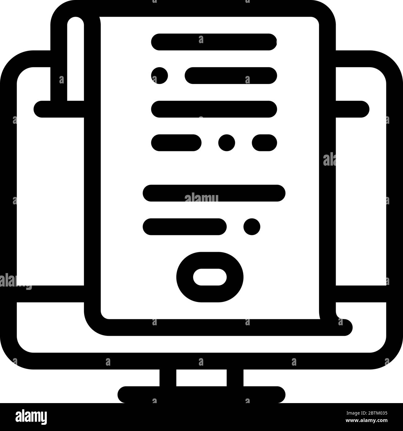 Search engine optimization document Black and White Stock Photos ...