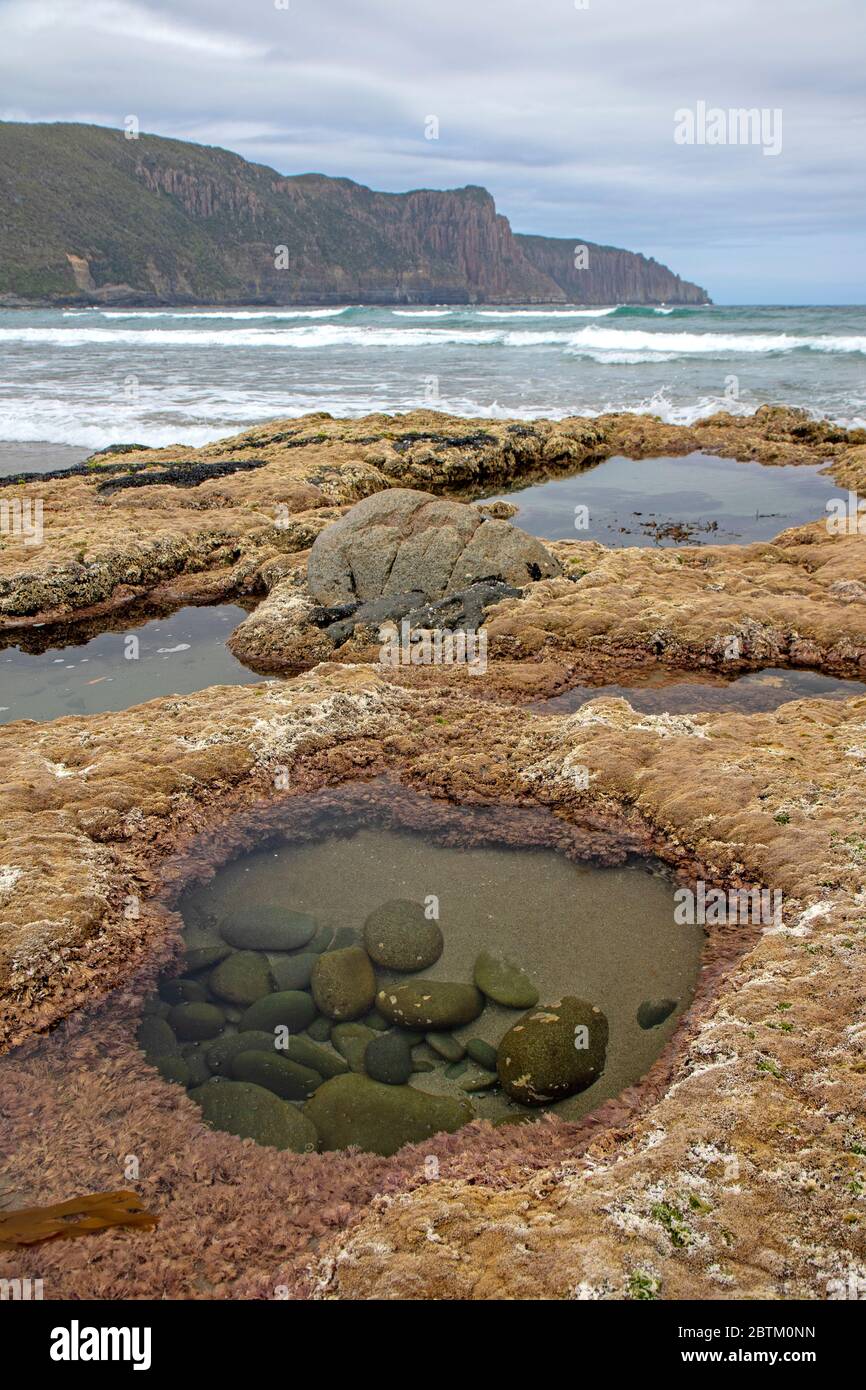 Granite Beach on Tasmania's south coast Stock Photo - Alamy