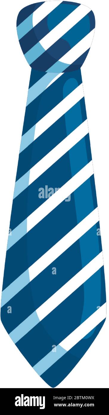 Striped ties Stock Vector Images - Alamy