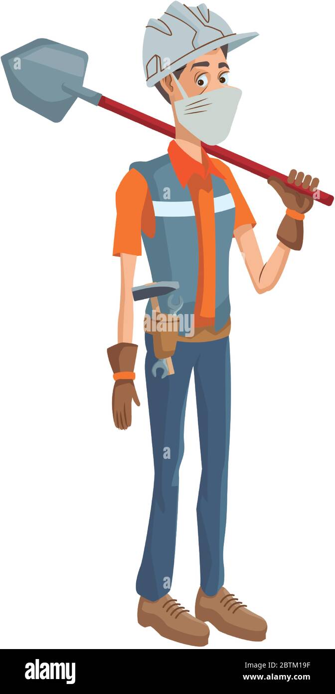 Using shovel Cut Out Stock Images & Pictures - Alamy