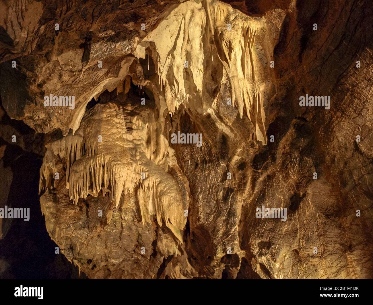 picture with colorful stalactites in the cave Stock Photo - Alamy