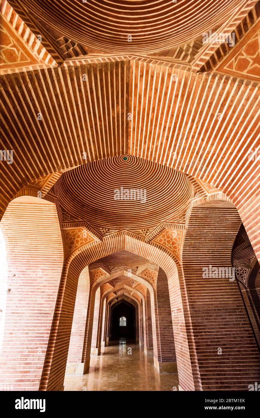 Cloister of Shah Jahan Mosque, Jamia Masjid of Thatta, Thatta, Sindh ...