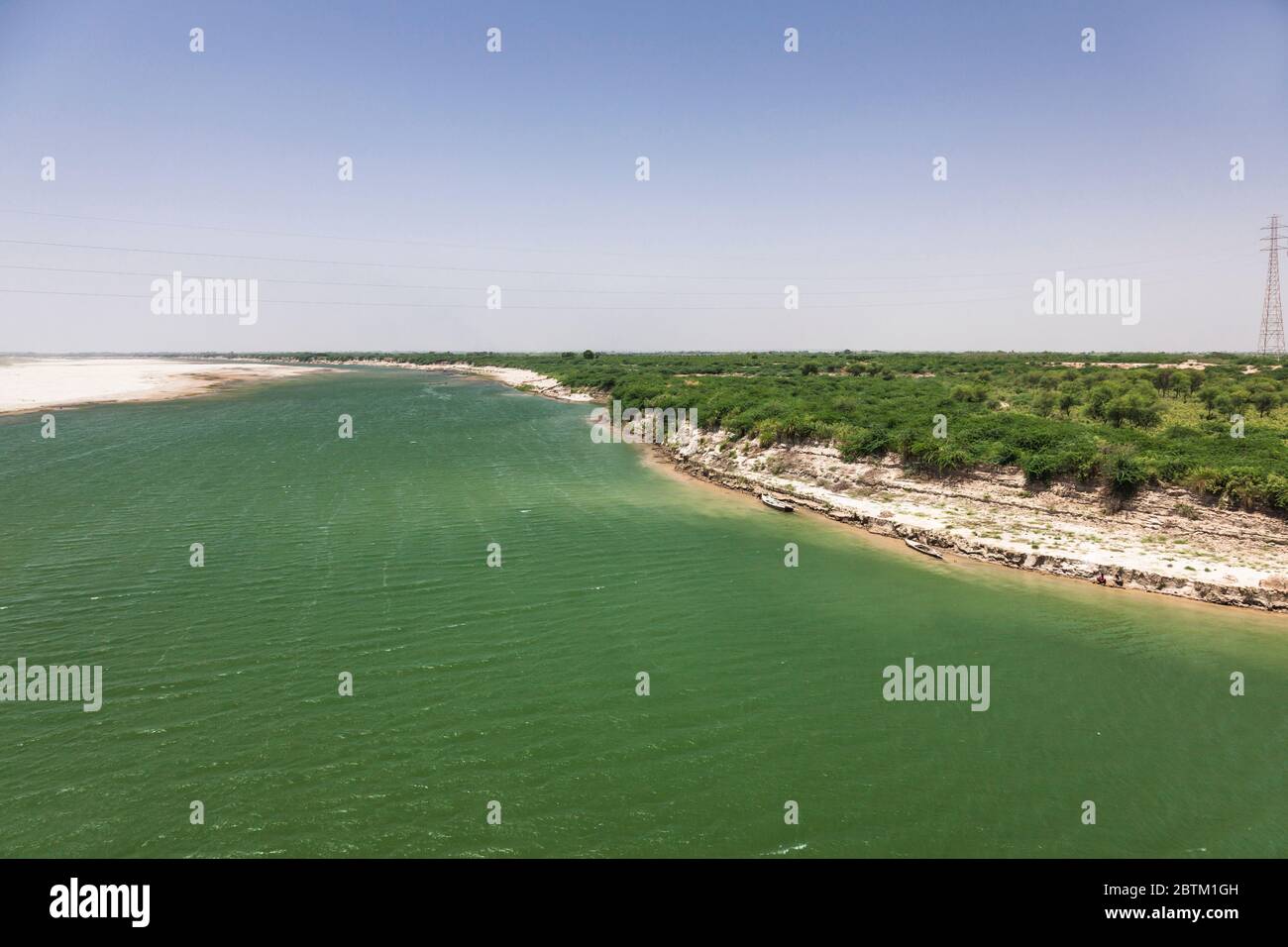 Lower basin of Indus river near Thatta, Thatta, Sindh Province ...