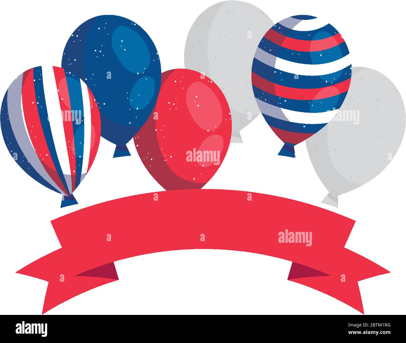 Blue And White Balloons Clip Art