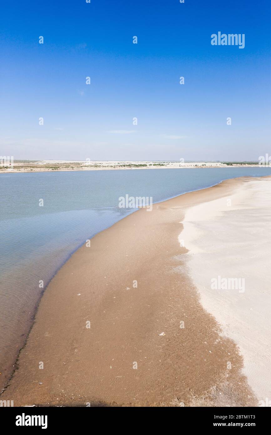 Lower basin of Indus river near Thatta, Thatta, Sindh Province ...