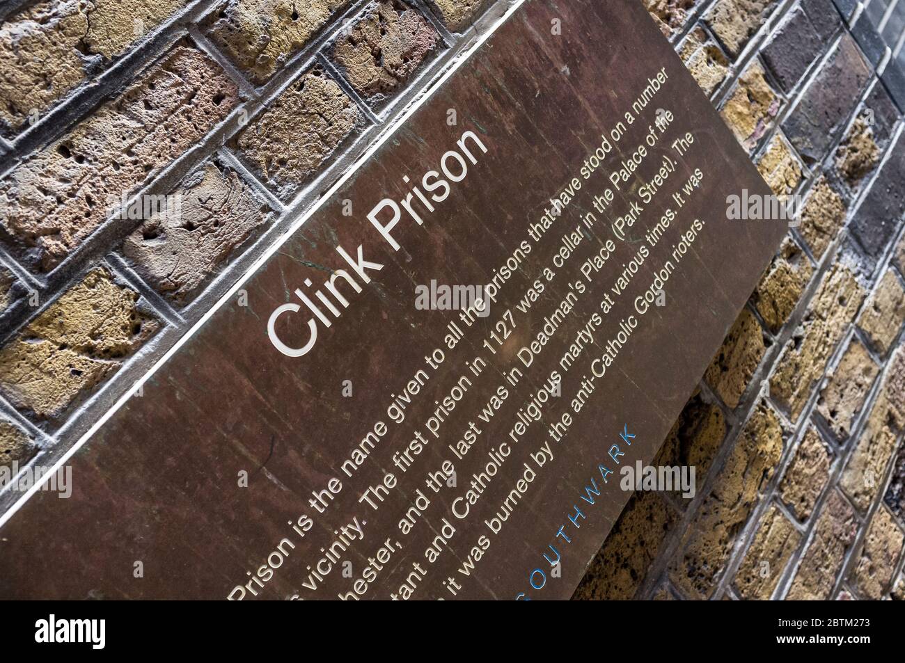 Clink prison hi-res stock photography and images - Alamy