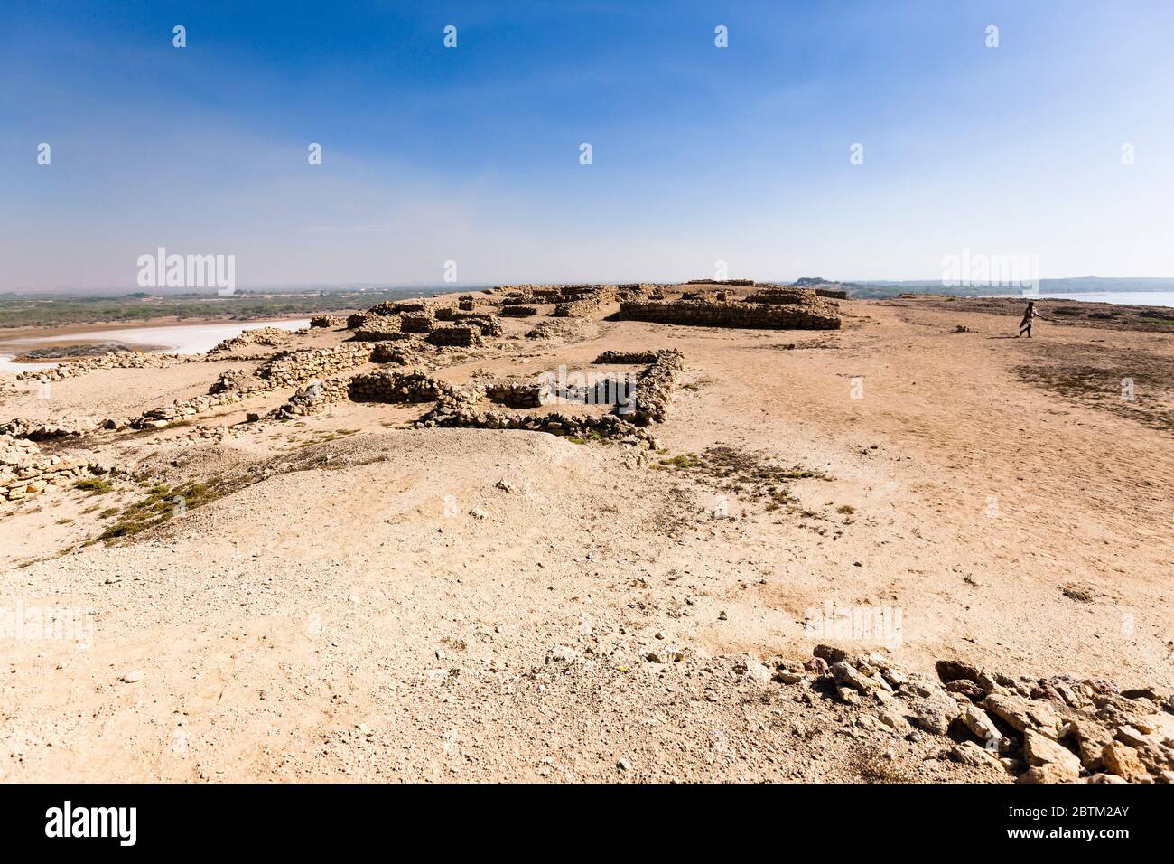 Ancient ruins of Bhanbhore, or Bhambhore, 1st century BCE, Islamic era ...